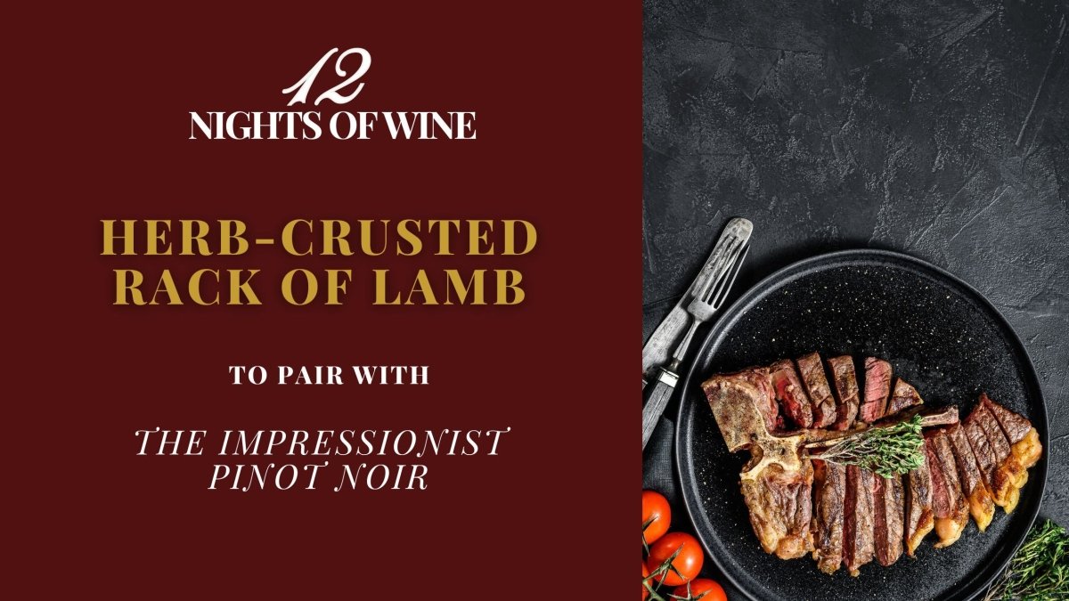 Herb-Crusted Rack of Lamb Paired with Pinot Noir – Millon Wines